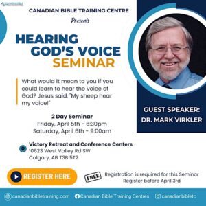 Hearing God’s Voice Seminar with Dr. Mark Virkler – Calgary Bible ...